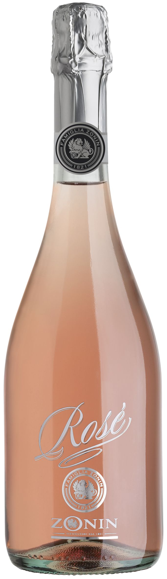 Игристое вино Зонин Розе, розовое брют, 0.75 л - купить в Smart Wine Shop